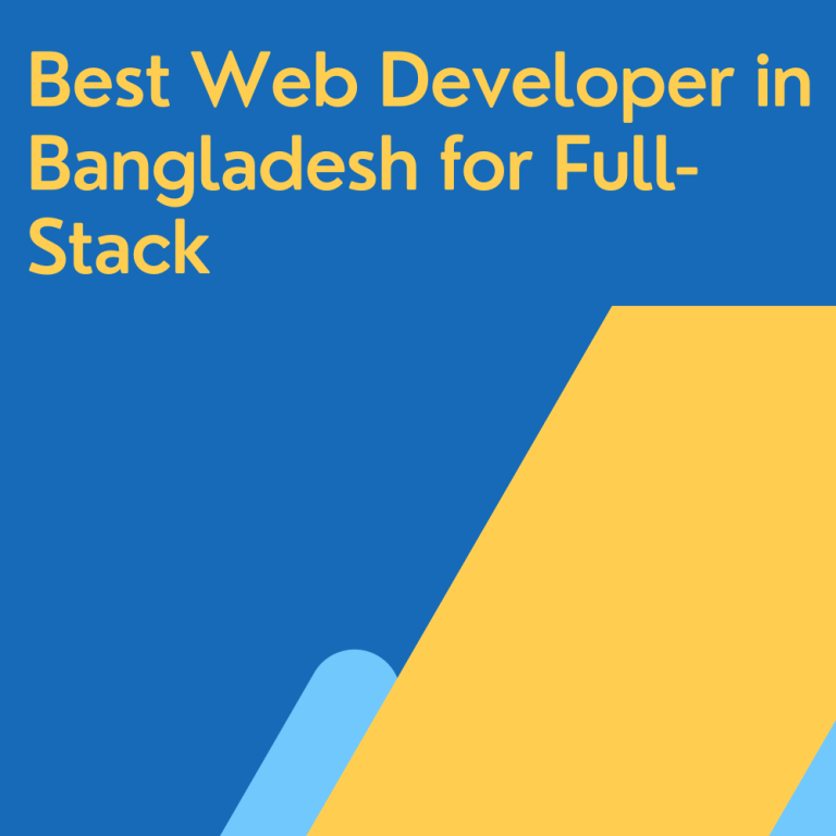1 Best Web Developer In Bangladesh Mhshovon